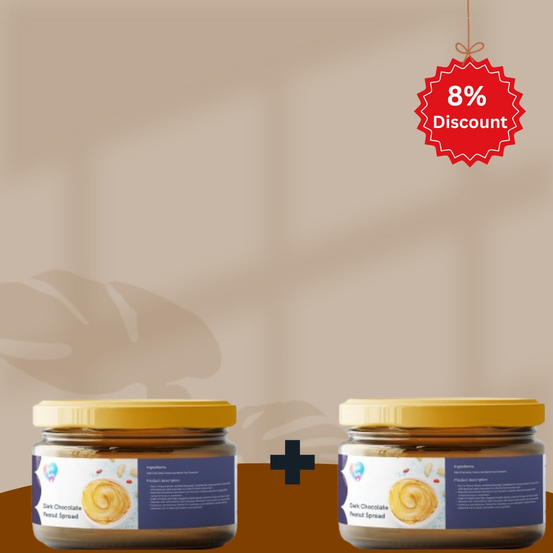 Dark chocolate Peanut spread B1G1 – NutriAura